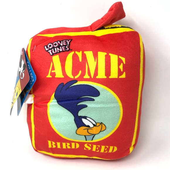 Toy Factory | Toys | Looney Tunes Acme Bird Seed Plush Road Runner ...